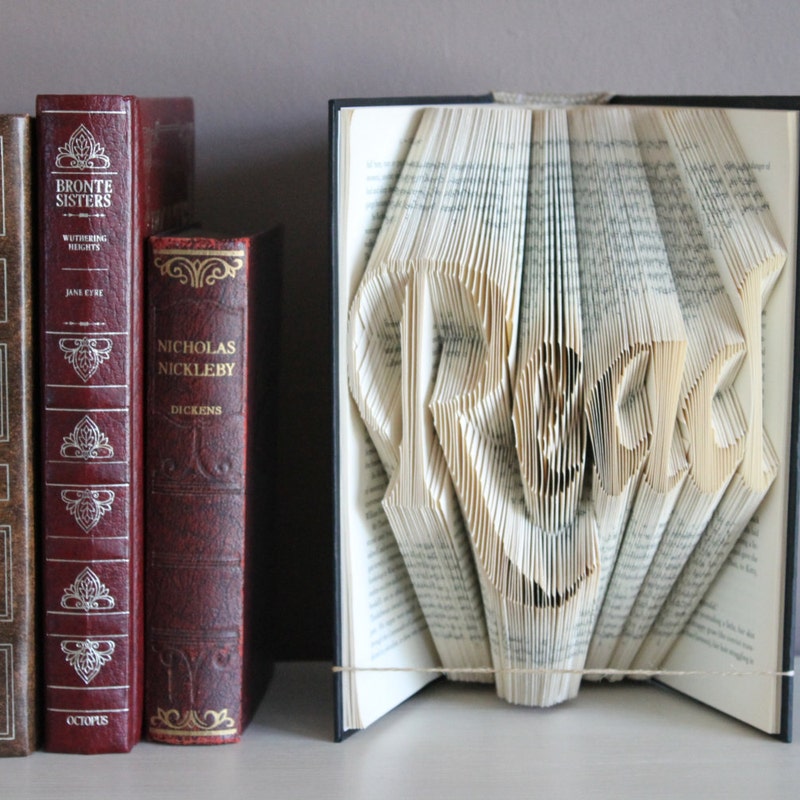 Read Book Folding Pattern - Etsy