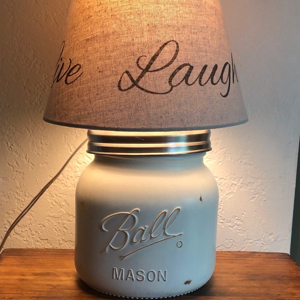 Mason Jar Lamp - Etsy