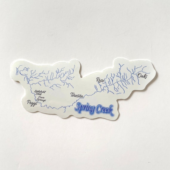 Nature Decal Spring Creek Path Vinyl Waterproof Sticker - Etsy