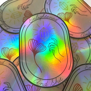 Spiritual Gift, Vinyl Waterproof Sticker, Friend Gift, Water Bottle ...