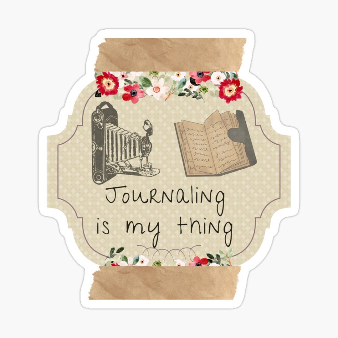 Cute Journaling Stickers, Aesthetic Stickers for Water Bottle, Writer ...