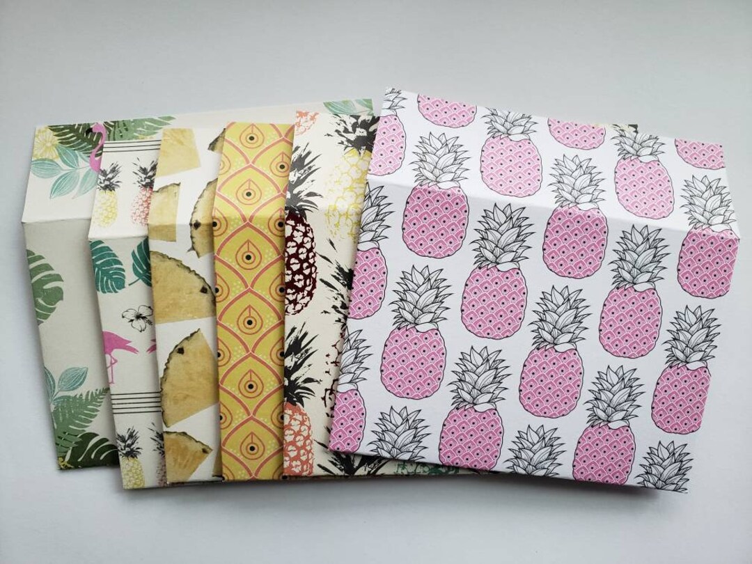 Tropical Palm Tree & Fruit Envelopes Handmade | Thank You Notes ...