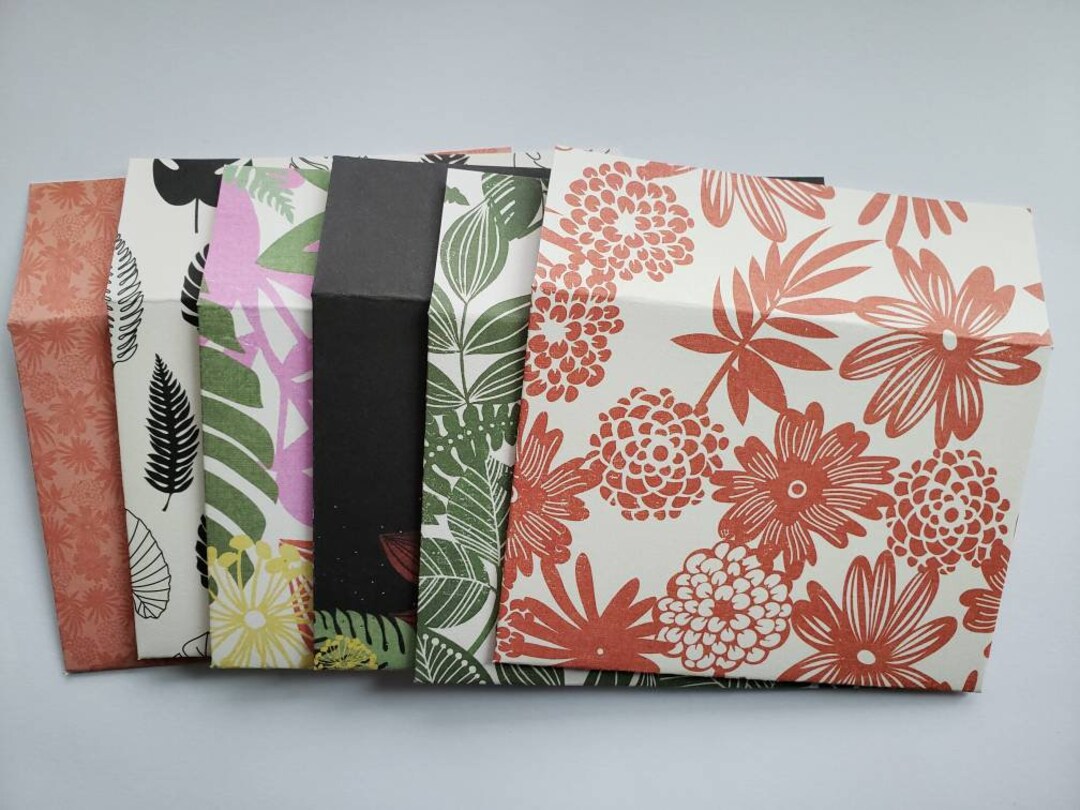 Tropical Palm Tree Envelopes Handmade | Thank You Notes, Assorted Set ...