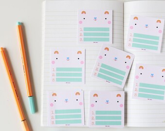 Panda Note Set 24 Memo Notes for Journal Cute Notes for Journaling ...