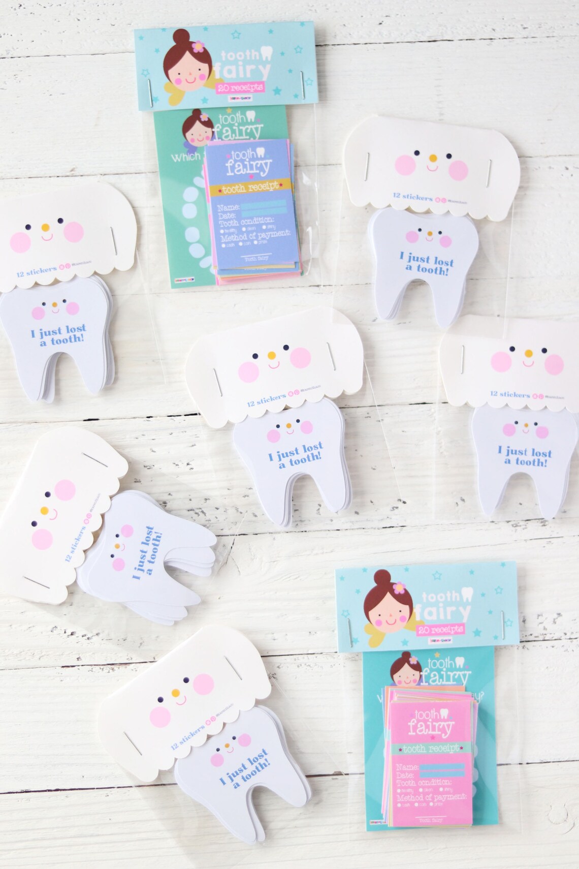 I Just Lost A Tooth Sticker Set 12 Dentist Stickers Tooth - Etsy