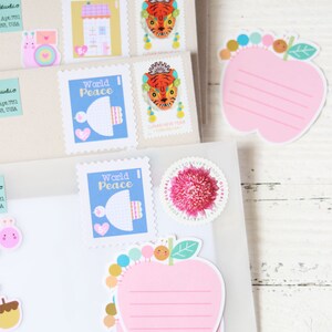 Monthly Sticker Happy Mail 12 Months Mystery Sticker Package Journal ...