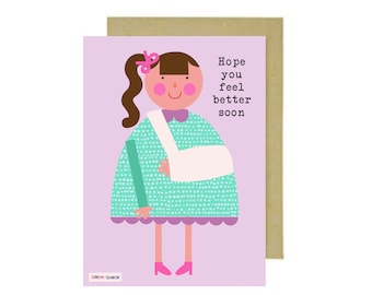Broken Arm Card - Etsy