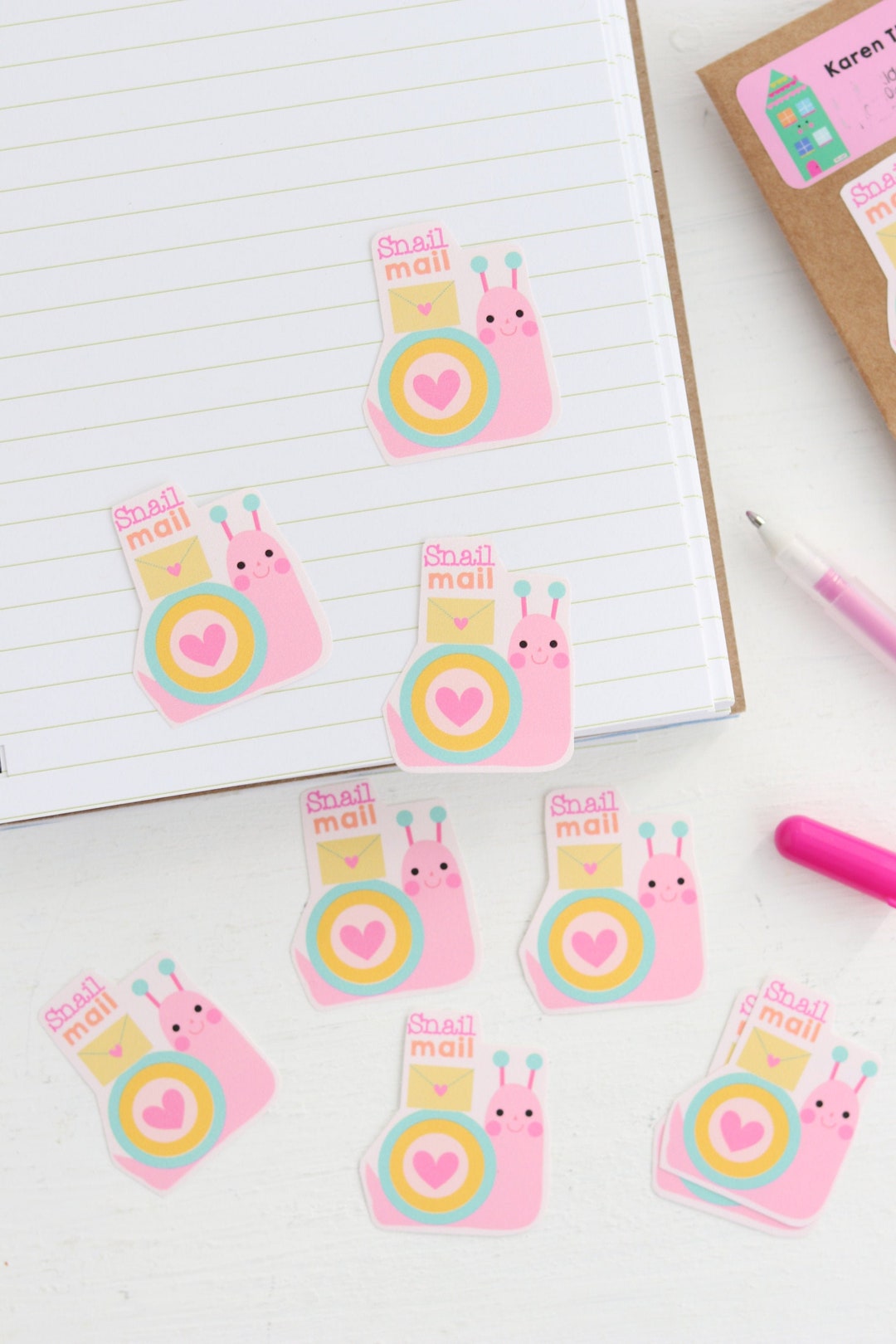 Happy Mail Sticker Set 12 Snail Mail Stickers Sticker for Happy Mail ...