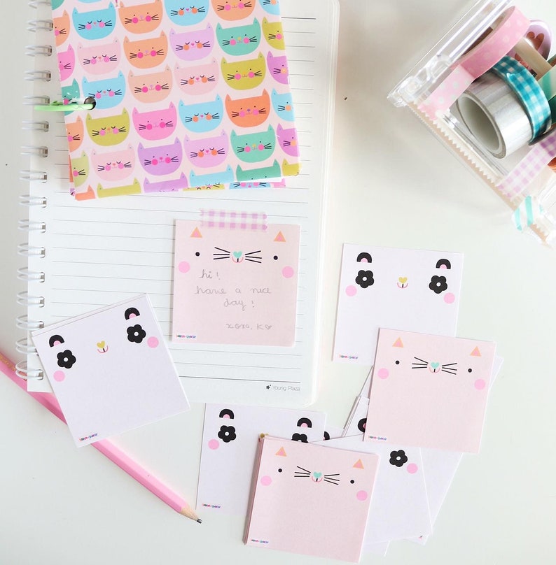 Panda Note Set 24 Memo Notes for Journal Cute Notes for - Etsy