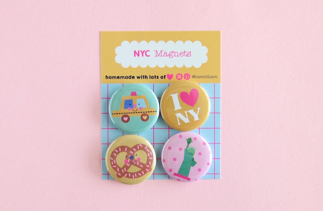 New York City Magnet Pack NYC Magnet New York Lover I - Etsy