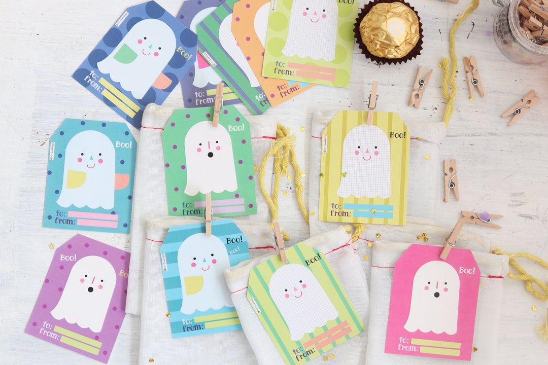 Halloween Gift Tags for Kids Halloween Tags Set 24 Halloween Countdown ...
