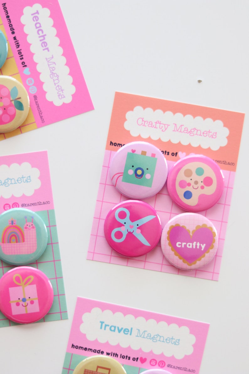 Birthday Magnet Pack Refrigerator Magnet Cute Birthday | Etsy