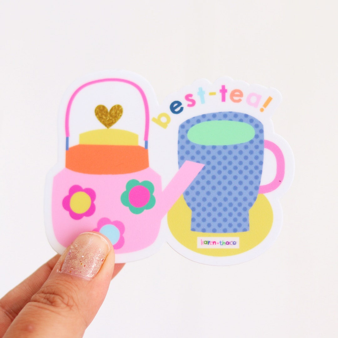 Friendship Vinyl Sticker Best Friend Sticker Waterproof Sticker Sticker ...