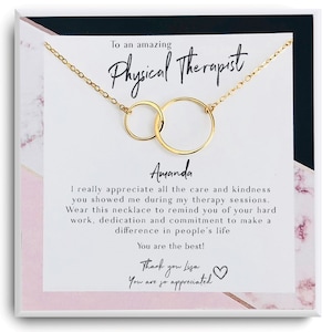 Physical Therapist Gift - Personalized Appreciation Gifts Necklace for ...