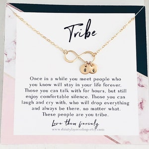 Best Friends Gifts Tribe Friendship Necklace Personalized | Etsy