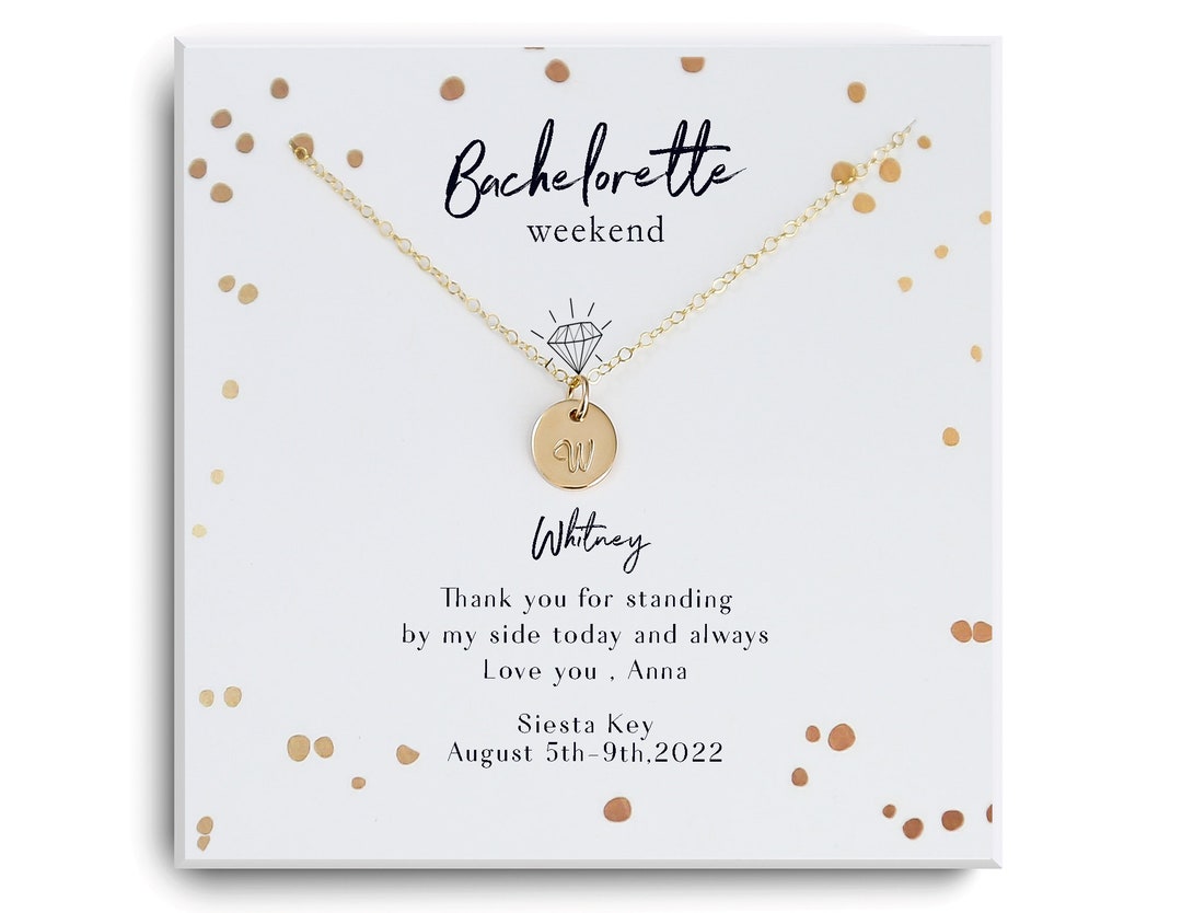 Bachelorette Weekend Gifts - Fun Girls Getaway Gift Necklace - Girls ...