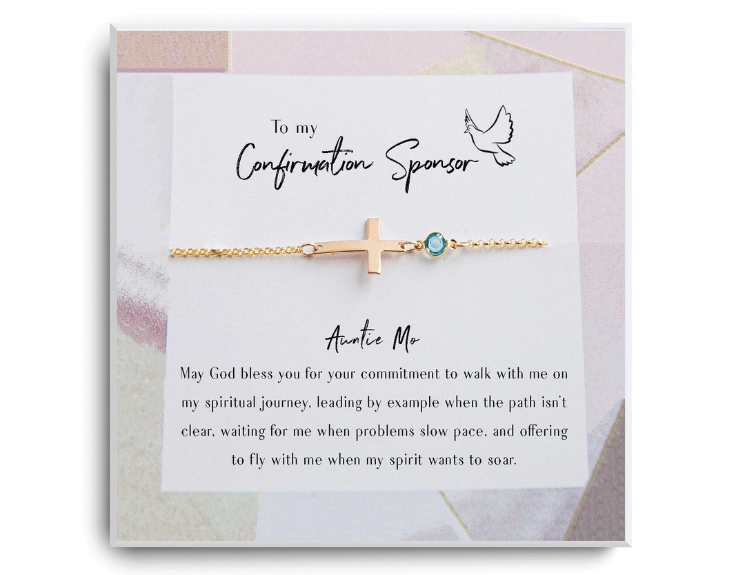 Confirmation Sponsor Gift for Women - Catholic Sponsor Gifts for ...