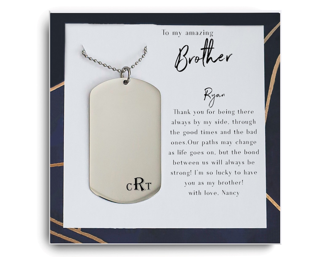 Gift for Brother - Brother Birthday Gift - Brother Gift Idea ...