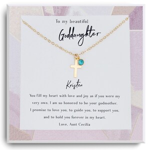 Goddaughter Necklace - Confirmation Gift - Goddaughter Gift ...