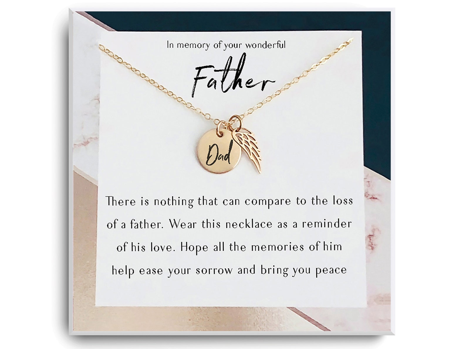 Condolence Gift for Loss of Father in Memory of Dad Sympathy - Etsy
