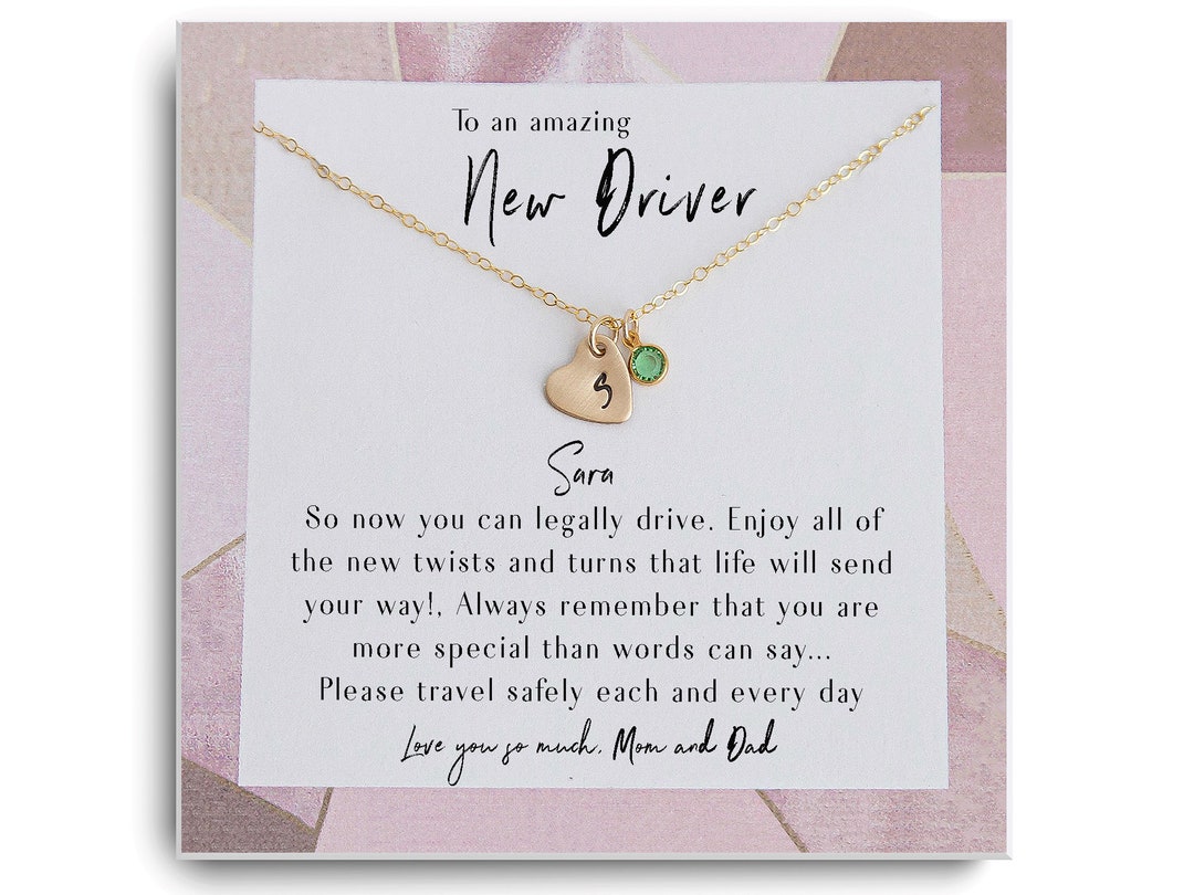 New Driver Gift Necklace - First Time Driver Gift - Be Safe. Have Fun ...