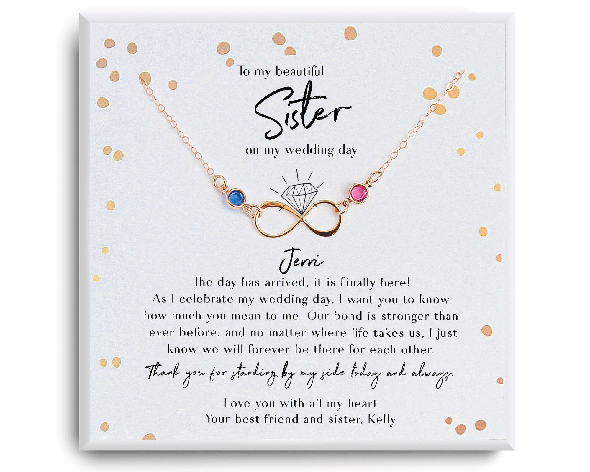 Sister Wedding Gift From Sister Sister of the Bride Gift - Etsy