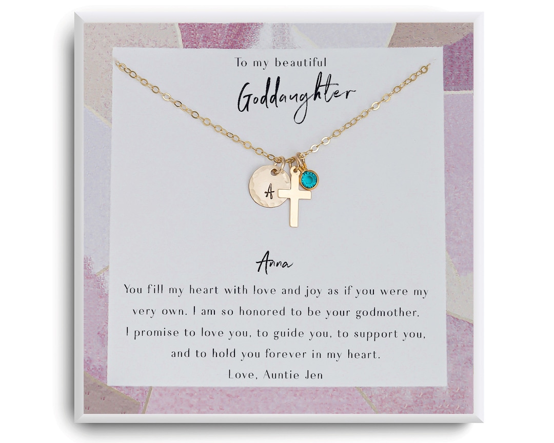 Goddaughter Gifts From Godmother- Goddaughter Baptism Gift ...
