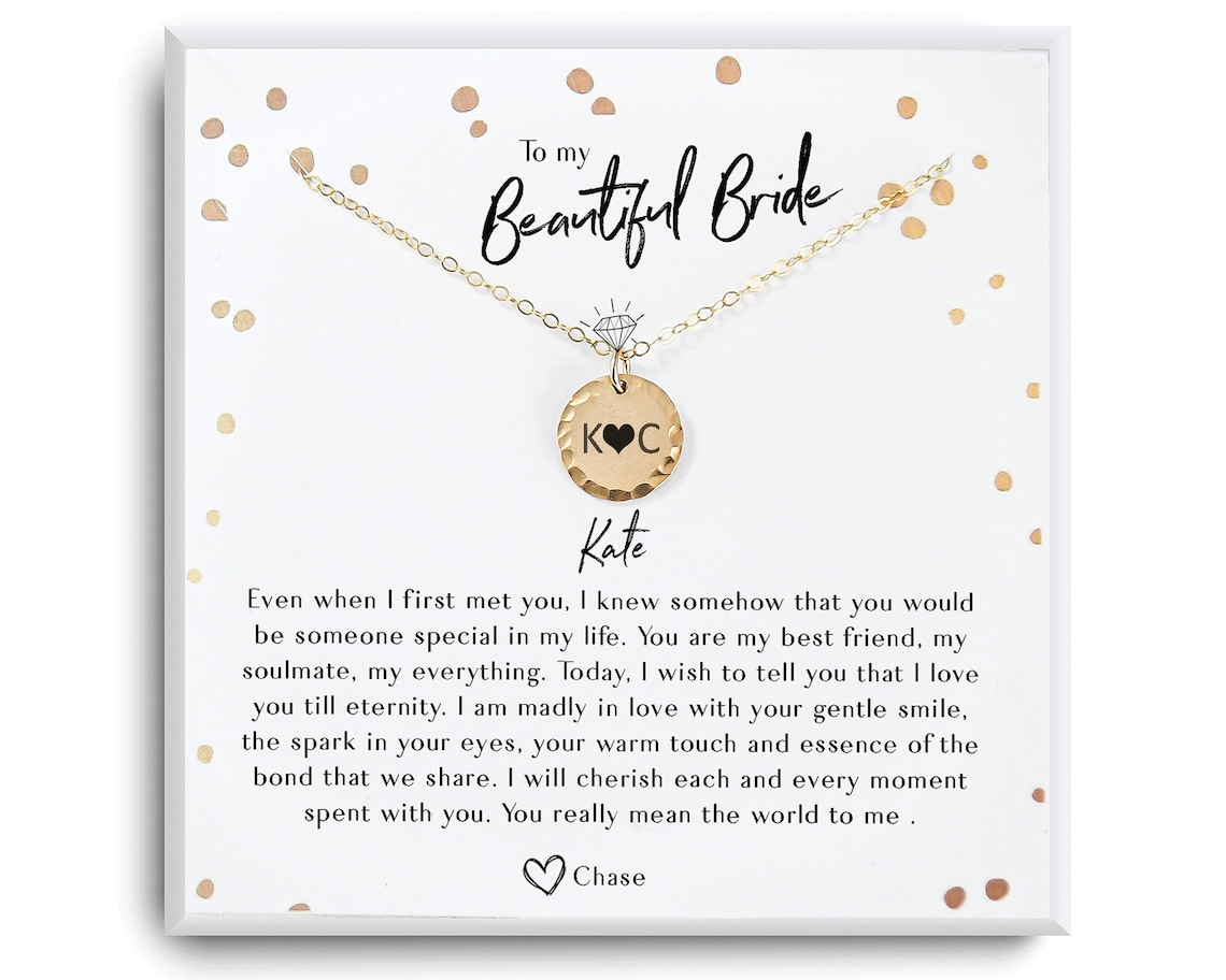 Wedding Day Gift for Bride From Groom Groom to Bride Gift - Etsy