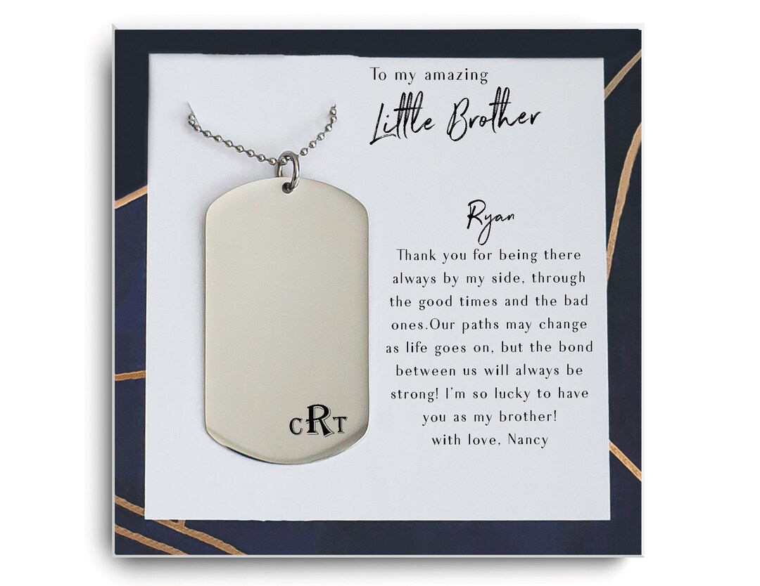 Little Brother Gift - Gift for Little Brother From Sister - Younger ...