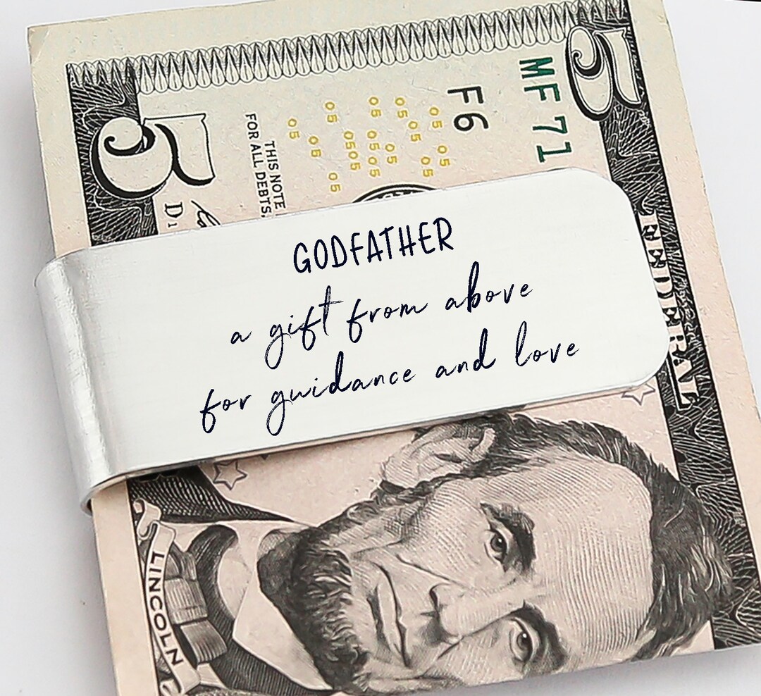 Godfather Personalized Baptism - Godfather Birthday Gift From Godson ...