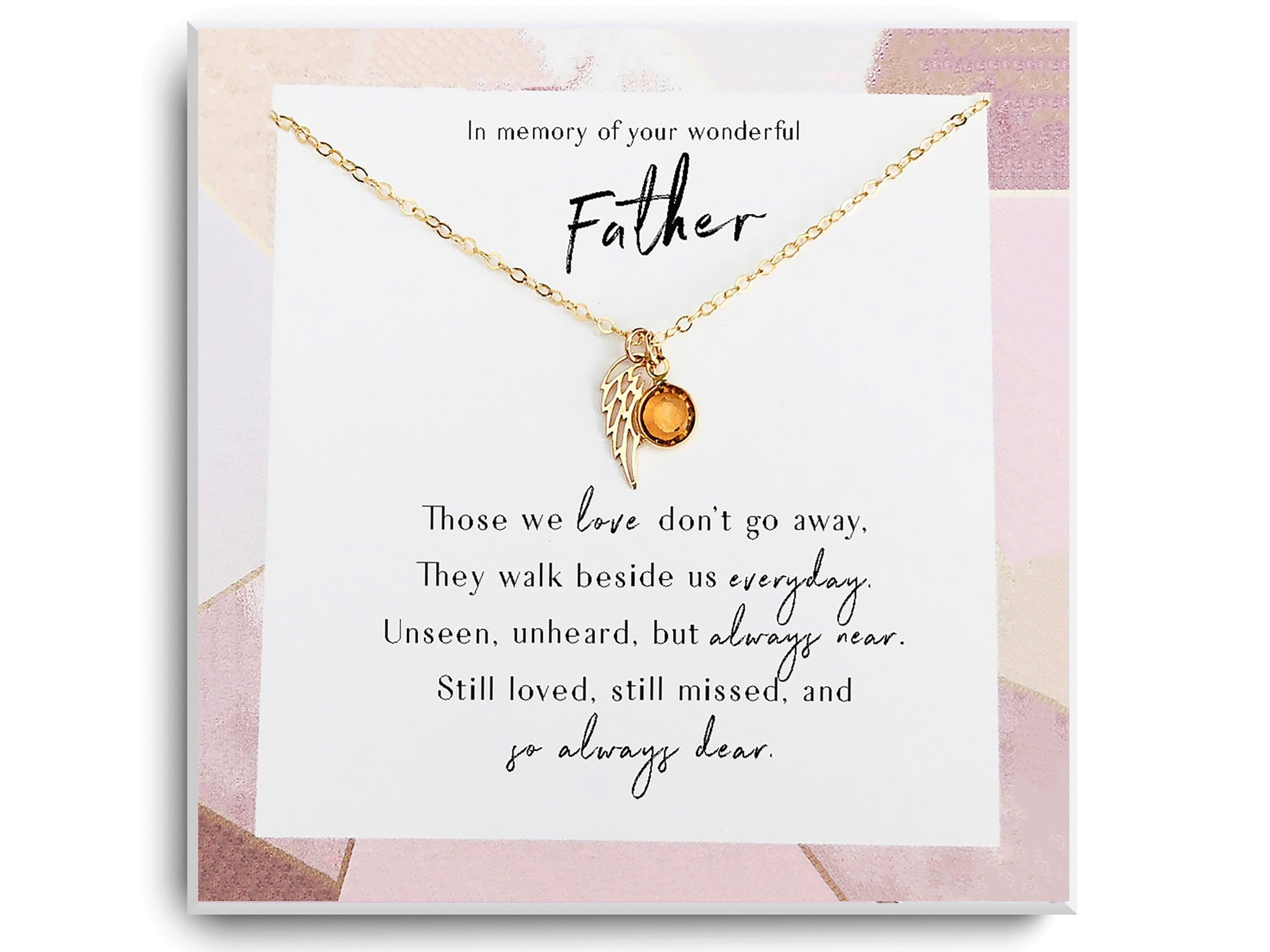 Loss of Father Gift Dad Memorial Gift Dad Condolence Gift - Etsy
