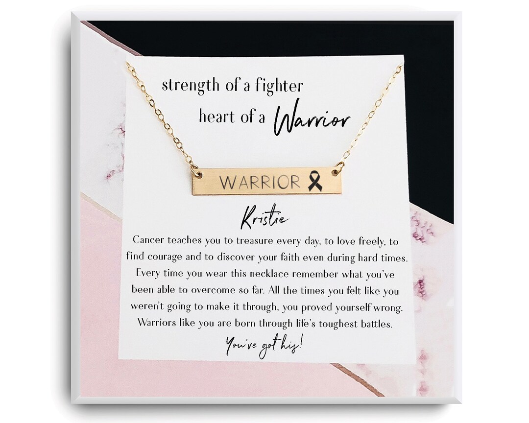 Warrior Gift Necklace - Strength of a Fighter - Survivor Jewelry ...
