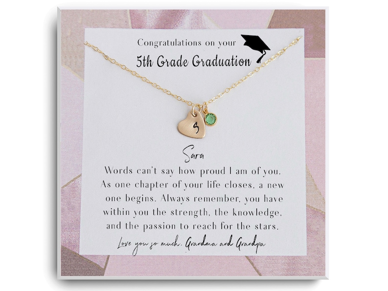 5th Grade Graduation Gift for Her - Elementary School Graduation Gift ...