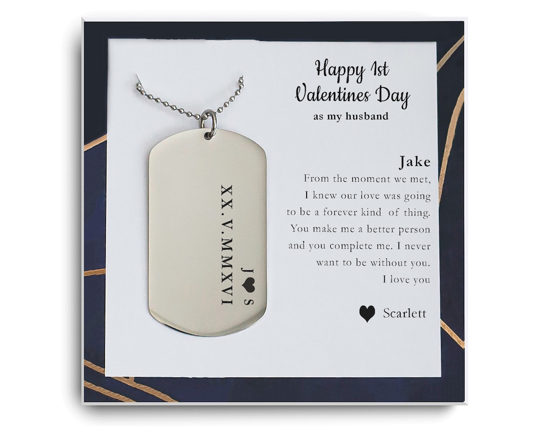 Boyfriend First Valentines Day Card - to My Boyfriend on Our First ...