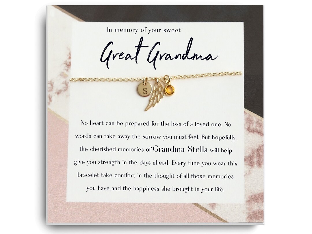 Loss of Great Grandmother Gift - Great Grandma Memorial - Sympathy ...