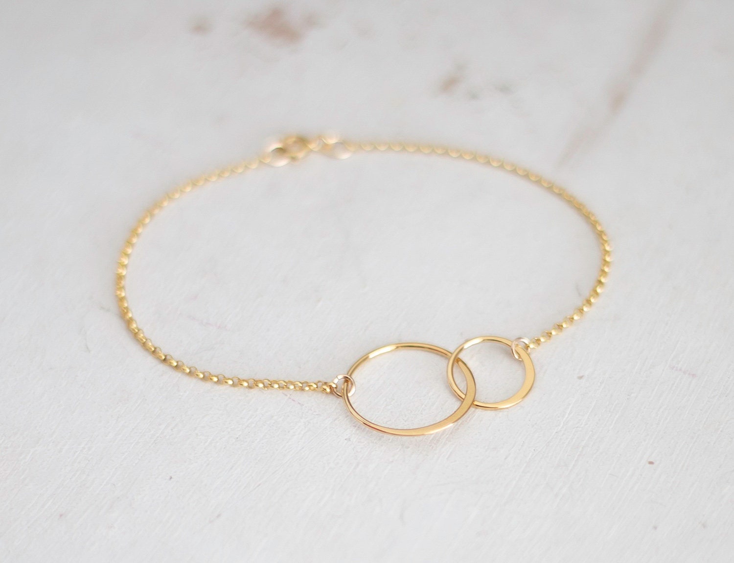 Linked Circle Bracelets Friendship Bracelets Interlocking - Etsy