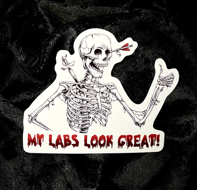 Spoonie Skeleton Sticker Spoonie Humor Spooky Season - Etsy