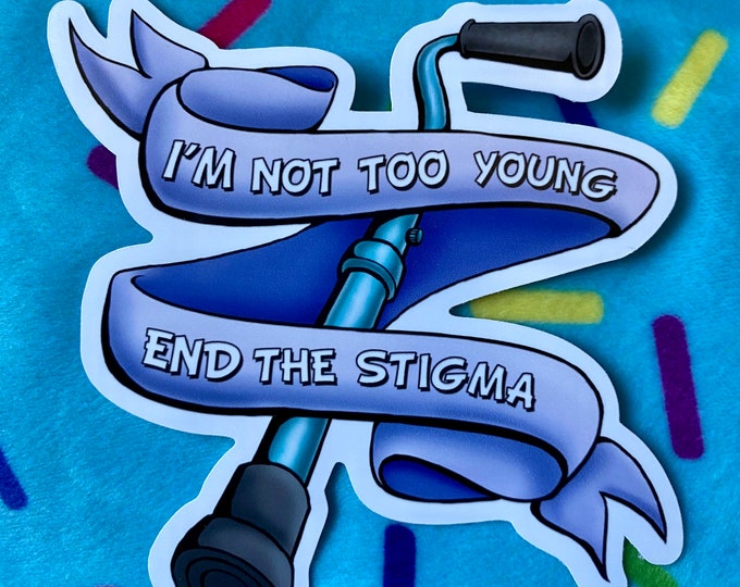 Disability Awareness Sticker Mobility Aids Spoonie Life - Etsy