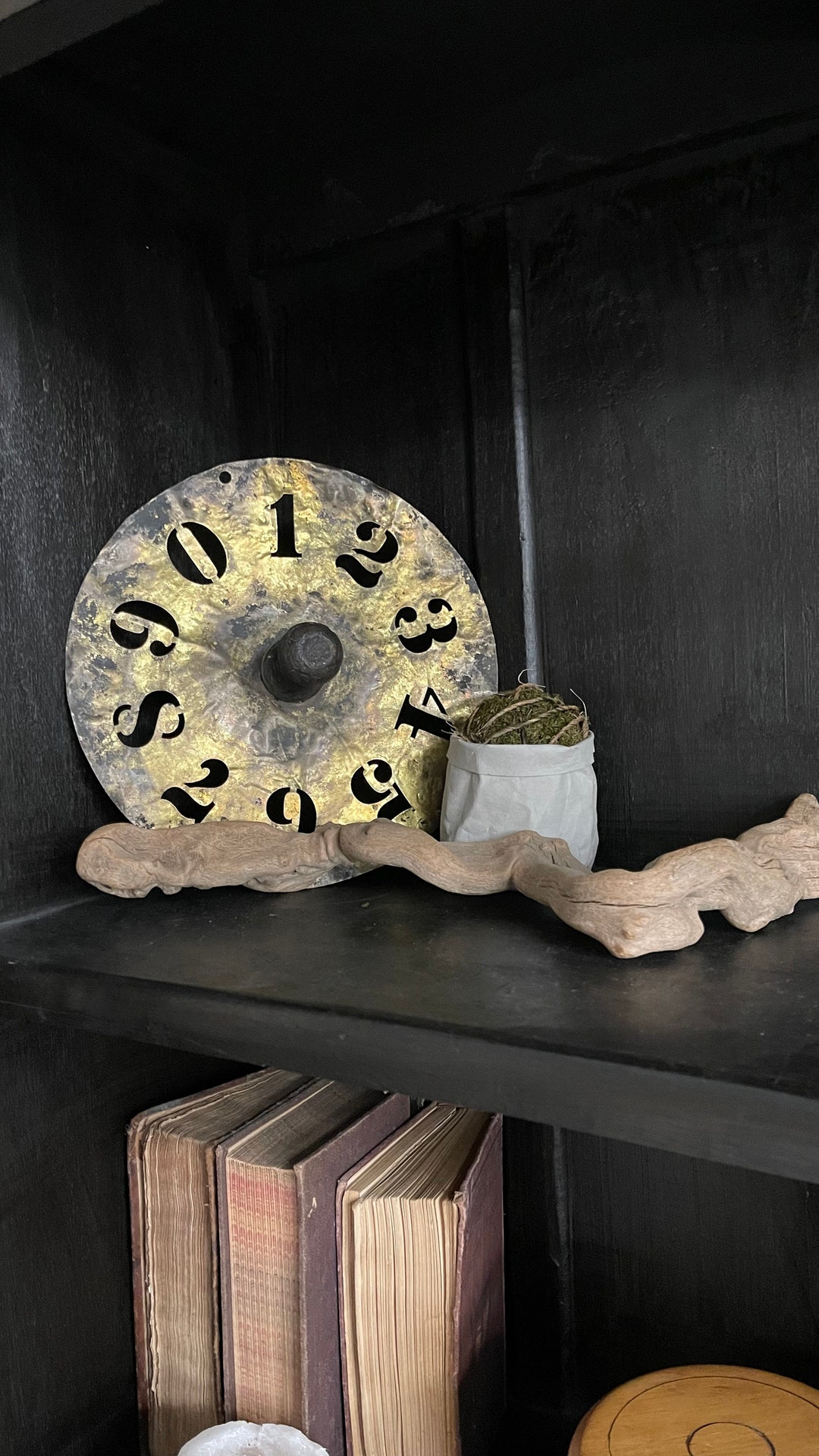 Vintage Antique Brass Number Stencil, Vintage Decor, Home Decor, Office ...