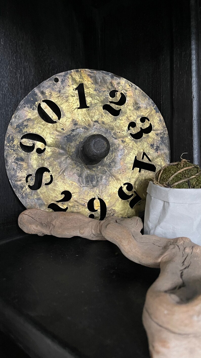Vintage Antique Brass Number Stencil Vintage Decor Home - Etsy