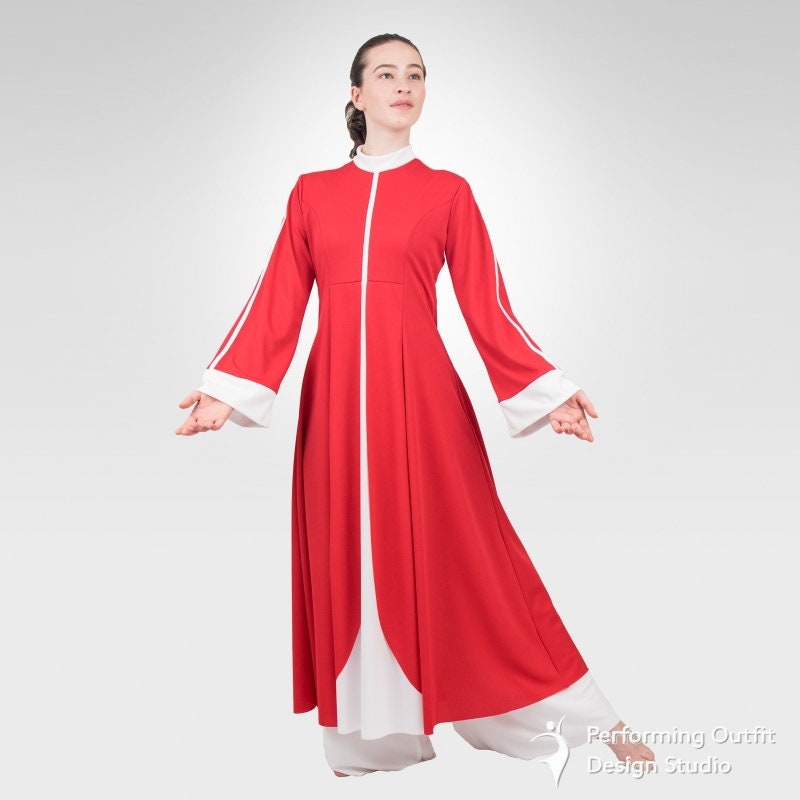 Prophet Liturgical Praise Dance Robe, Adult Ladies Sizes - Etsy