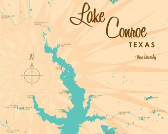 Lake Conroe Texas | Etsy