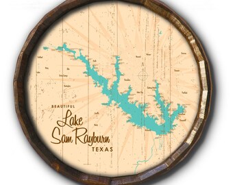 Sam Rayburn Map - Etsy