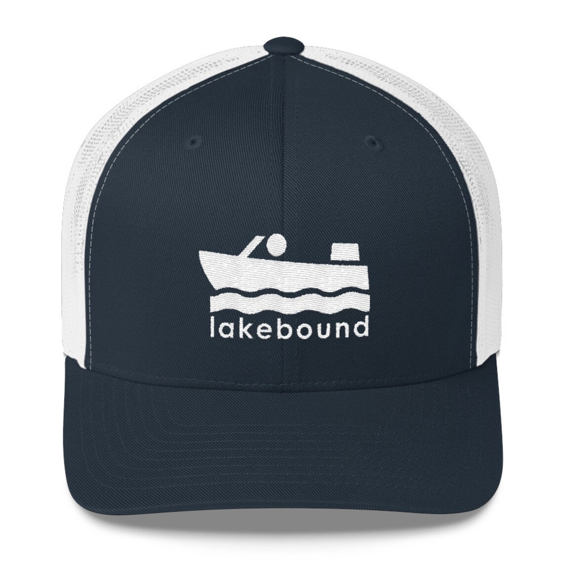 Lakebound Motorboat Trucker Hat - Etsy