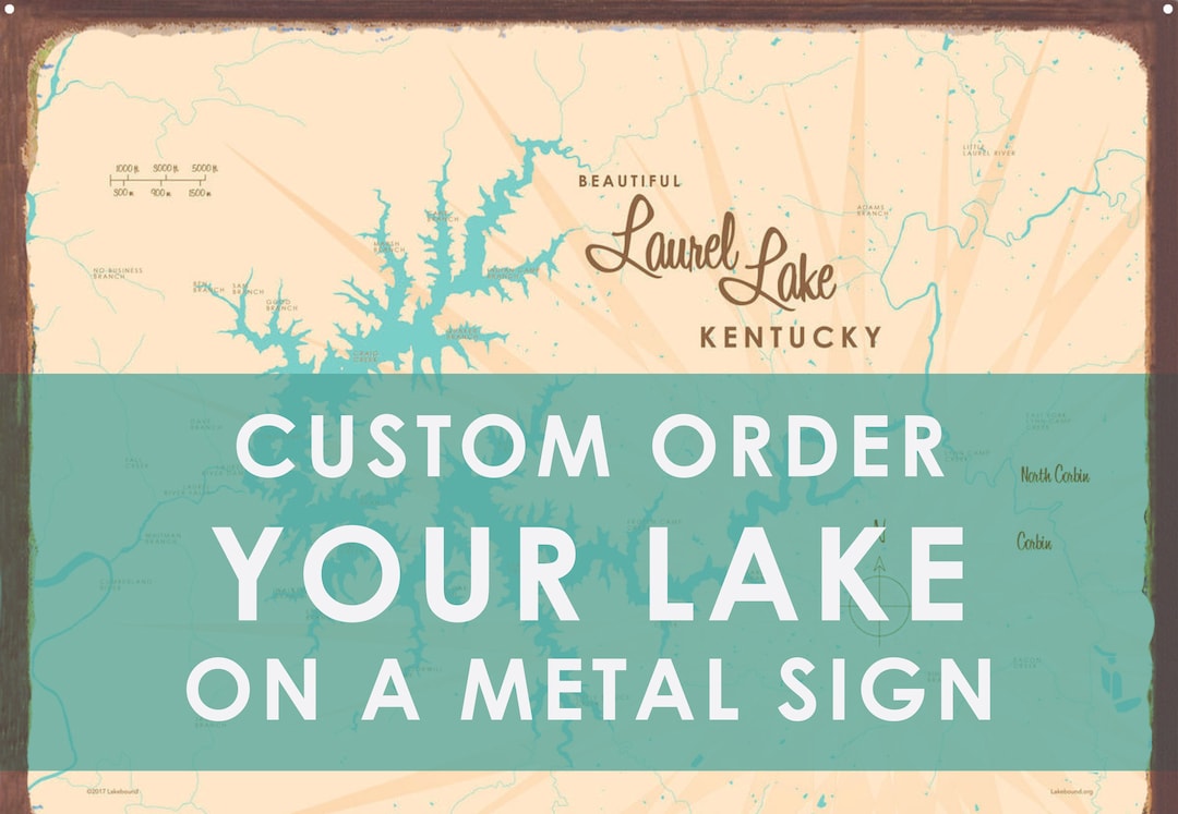 Custom Order Your Map on a Metal Sign - Etsy