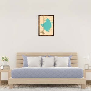 Lake Okeechobee Florida Rustic Wood Sign Map Art - Etsy