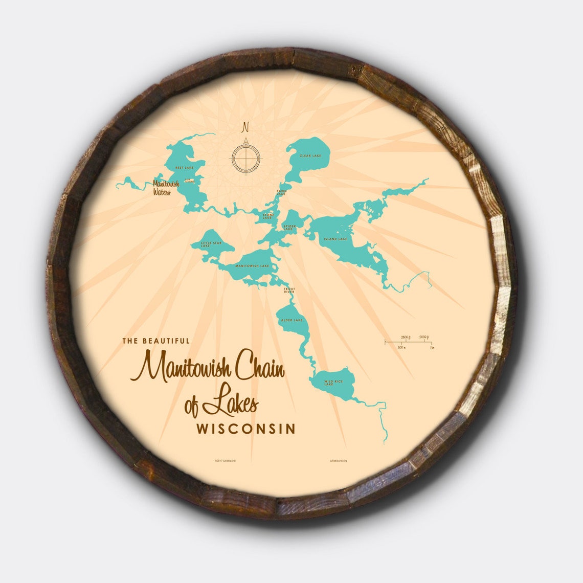 Manitowish Chain of Lakes Wisconsin Lake House Décor Cabin - Etsy