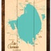 Lake Okeechobee Florida Rustic Wood Sign Map Art - Etsy