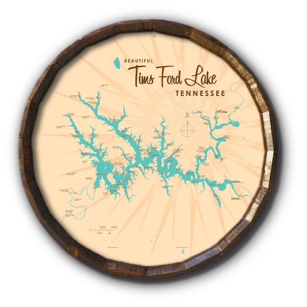 Tims Ford Lake Wall Art - Etsy