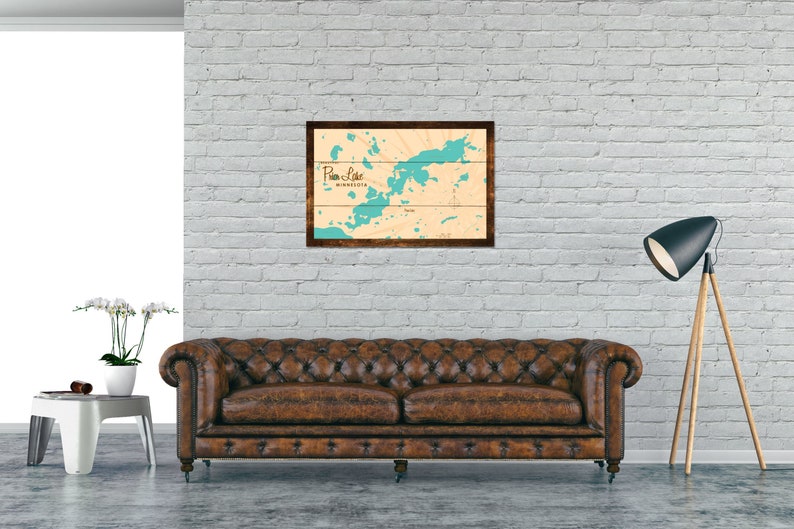 Prior Lake Minnesota, Rustic Wood Sign Map Art - Etsy